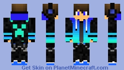 blue boy Minecraft Skin