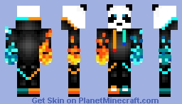 Panda Template Skin Minecraft Skin