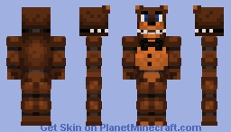 Freddy Fazbear Minecraft Skin