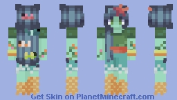 Ocean Girl - nymph Minecraft Skin