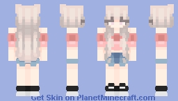 striped goth (updated ver) Minecraft Skin