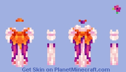 Pink Lady Dress - OB Minecraft Skin