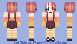 Candy corn Minecraft Skin