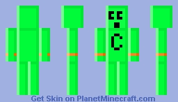Green Craftee Minecraft Skin