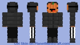 Pumpkin mask suit Minecraft Skin