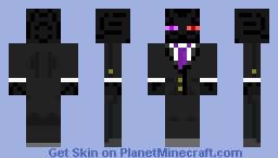 fancy enderman Minecraft Skin