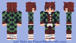 Tanjiro Kamado Minecraft Skin