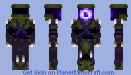 Corrupted Pastor Minecraft Skin