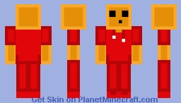 Orange Slime Minecraft Skin