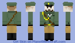 Imperial Russian Officer WW1 Minecraft Skin