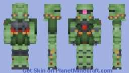MS-06FZ ZakuII Kai Minecraft Skin