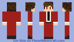 The Man In The Red Suit Minecraft Skin