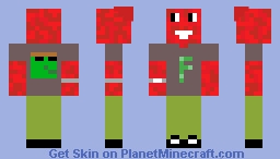 red mann Minecraft Skin