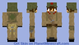 WW2 Soviet Infantry Soldier Minecraft Skin