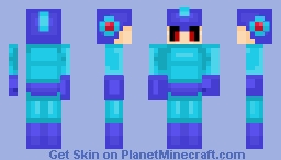 megaman.exe Minecraft Skin