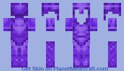 Netherite Armor enchanted Minecraft Skin