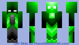 Ghostly Green Minecraft Skin