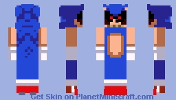 og sonic.exe Minecraft Skin