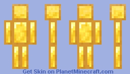 Gold Block Minecraft Skin