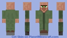 Nitwit villager Minecraft Skin