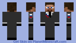 Russian Steve in suit Minecraft Skin