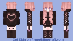 Pink Girl Minecraft Skin