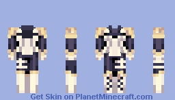 Night Warrior (White / Black) - OB Minecraft Skin