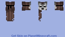 Wolf mask base Minecraft Skin
