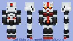 RX-78-1 Prototype Gundam Minecraft Skin