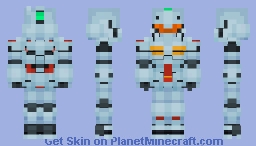 RGM-79N GM Custom Minecraft Skin