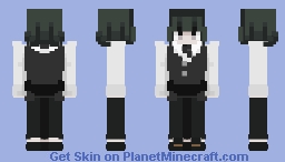 no longer human - osamu dazai Minecraft Skin