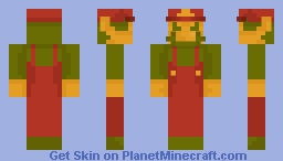 NES Mario Minecraft Skin