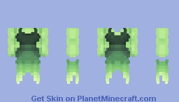 OB - Long Summer Fade Green Dress & Coat Minecraft Skin