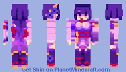 Raiden Shogun Minecraft Skin