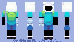 RXMAN Finn the Human Minecraft Skin