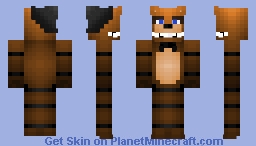 Freddy Fazbear Minecraft Skin