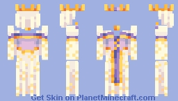 Purple Royal Gown - OB Minecraft Skin
