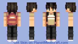 Main persona, IRL outfit - SF OC Minecraft Skin