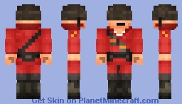 Soldier TF2 (RED) Minecraft Skin