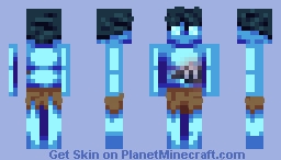 blue zombie (jam) Minecraft Skin