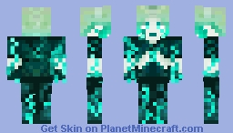 Warped Warlock Minecraft Skin