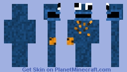 Cookie monster Minecraft Skin
