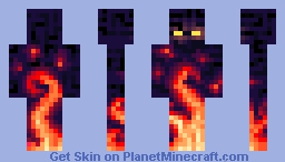 Fire-Lava Skin Minecraft Skin