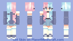 LOST IN A COTTON CANDY DREAM +-~ --RCE-- Minecraft Skin