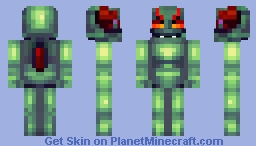 green demon Minecraft Skin