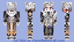 Color accurate Genshin Impact Illuga Minecraft Skin