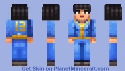 Female Fallout Vault Dweller Character Minecraft Skin