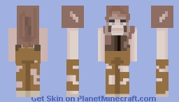 Brown Daytime Casual Minecraft Skin
