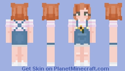 summer overalls Minecraft Skin