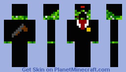 Russian mafia creeper Minecraft Skin